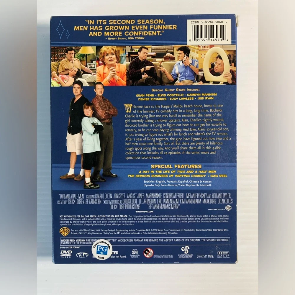 Media | Two And A Half Men Season 2 Dvd | Poshmark